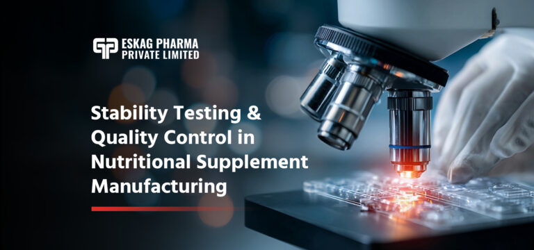 Supplement Manufacturer Quality Control & Stability Testing